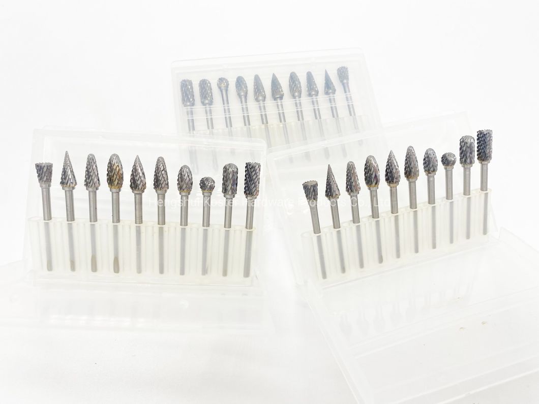 1/4 Rotary Burr Yg8 Tungsten Rotary File Silicon Carbide Burr