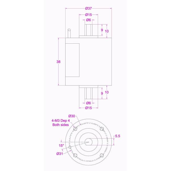 Quality Miniature Dynamic Torque Sensor 1Nm 2Nm 5Nm Micro Shaft Torque Transducer for sale