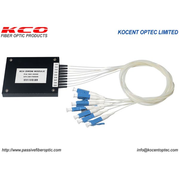 Quality 8CH Mux Demux DWDM Multiplexer 100G 200G 0.9mm For CATV FTTx Systems for sale