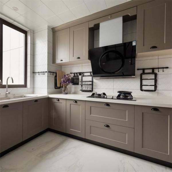 Quality Plywood Door Solid Wood Kitchen Countertop Cabinet Sets for sale