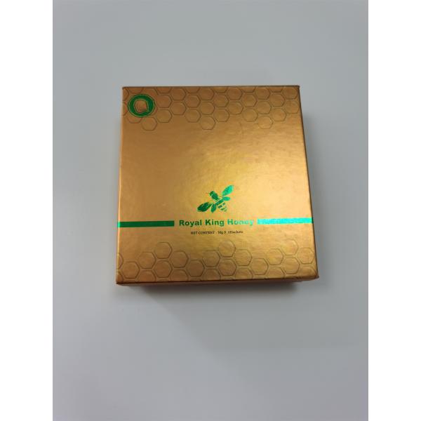 Quality Golden Custom Embossed Boxes Aseptic Flat Pack Cardboard Boxes Degradable for sale