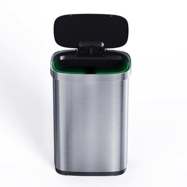 Quality Rectangle Household Smart Sensor Bin Induction Type Automatic Trash Can for sale