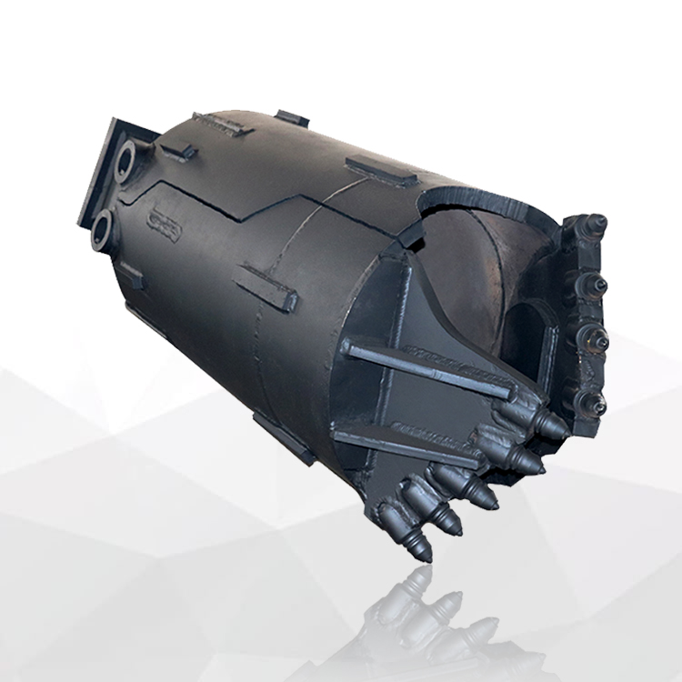 Double Bottom Double Open Clay Drilling Bucket For Rotary Drilling Rig ...