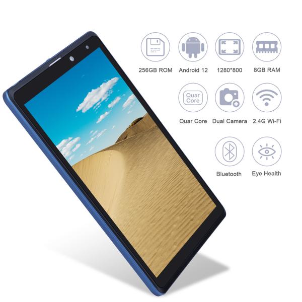 Quality C Idea Blue 8 Inch Tablet PC Large Storage Dual Cameras Metal Tablets For for sale