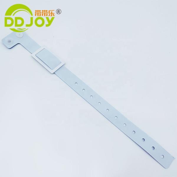 Quality Custom Logo Bracelets L Shape PVC Vinyl Material Writable Smart RFID Chip for sale