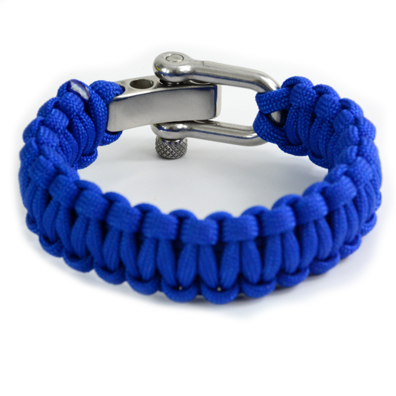 Custom Adjustable Paracord Survival Bracelet Outdoor Nylon Paracord Bracelet Knot