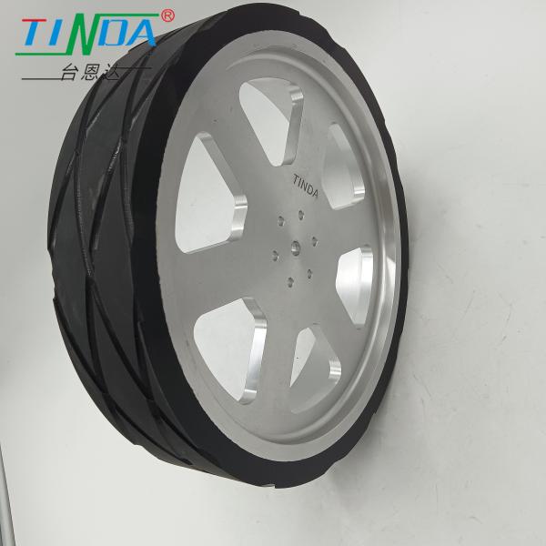 Quality Load Omnidirectional Wheel Never Degumming Ball Bearing Black AGV Wheel for sale