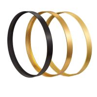 Quality Round Extruded Aluminium Profile for Mirror Frame Polishing and Brushed Picture for sale