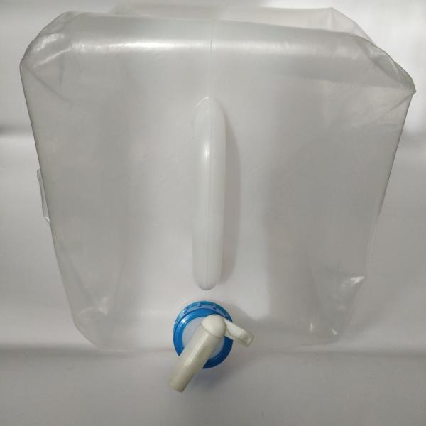 Quality Camping 20 Litre Collapsible Jerry Can Never Leaking Foldable LDPE With Handle for sale