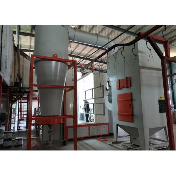 Quality Quick Color Change Electrostatic Powder Coating Spray Booth Length 2600mm for sale