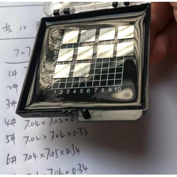 Quality JDCD05-001-005 5*5mm2*0.5mm Electronic Grade Single Crystal Diamond,N Content<100ppb, XRD<0.015º Thermal Conductivity for sale