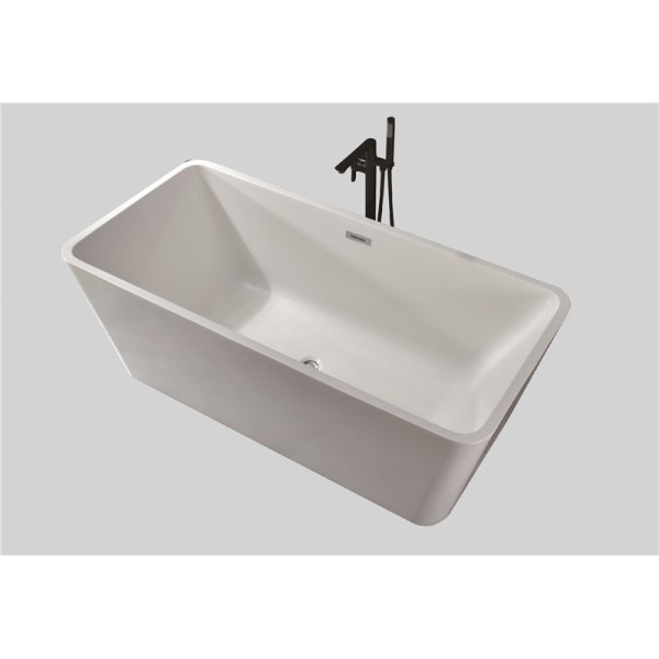 Quality ODM Stand Alone Bath Shower Acrylic Soaking Tubs Simple Eco Friendly 100 lbs for sale