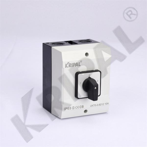 Quality Purple Horn 10-100A IP65 Waterproof Changeover Switch RoHS Standard for sale