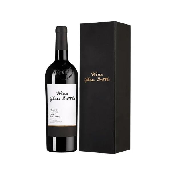 Quality Customized Shape Engraved Double Red Wine Packing Box Leather Pu For Craft for sale
