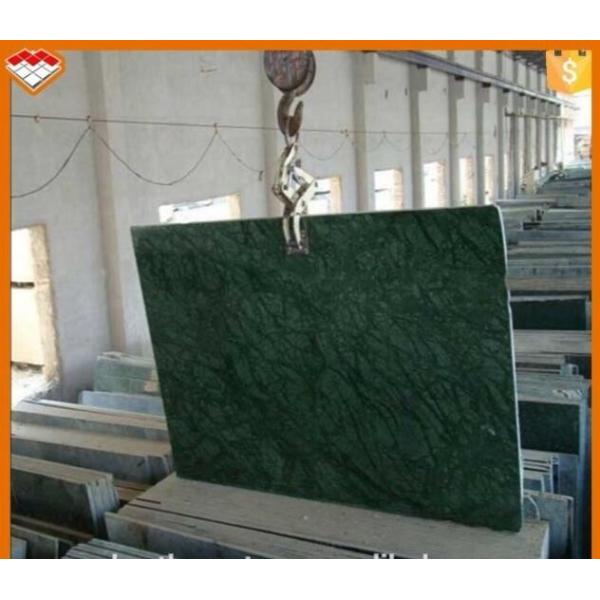 Quality Polished Verde Green Marble , India Marble Dining Table 36''X36'' for sale