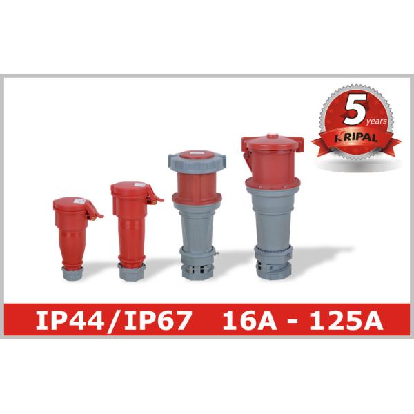 Quality Waterproof 16 32 63 125 Amp Industrial Socket Receptacle for IEC CEE Plugs for sale