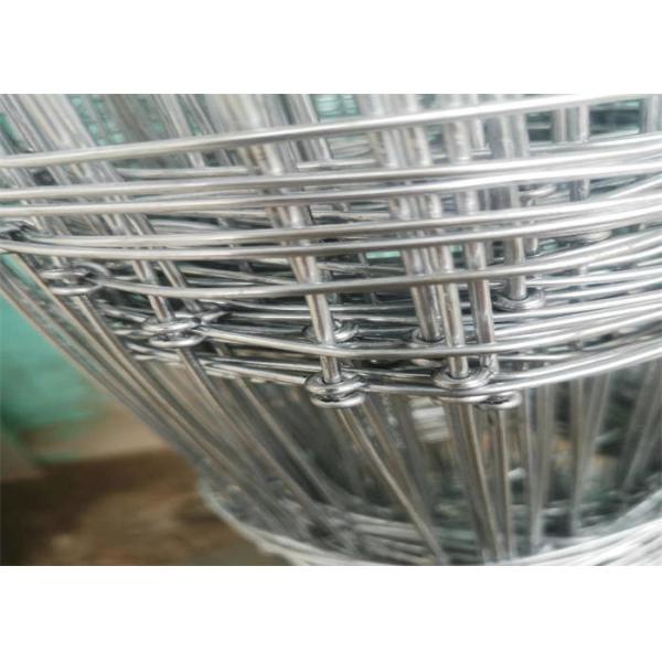 Quality 48"H 2"X4" Square Deal Non Climb Horse Fence , Knot Field Fence Roll for sale