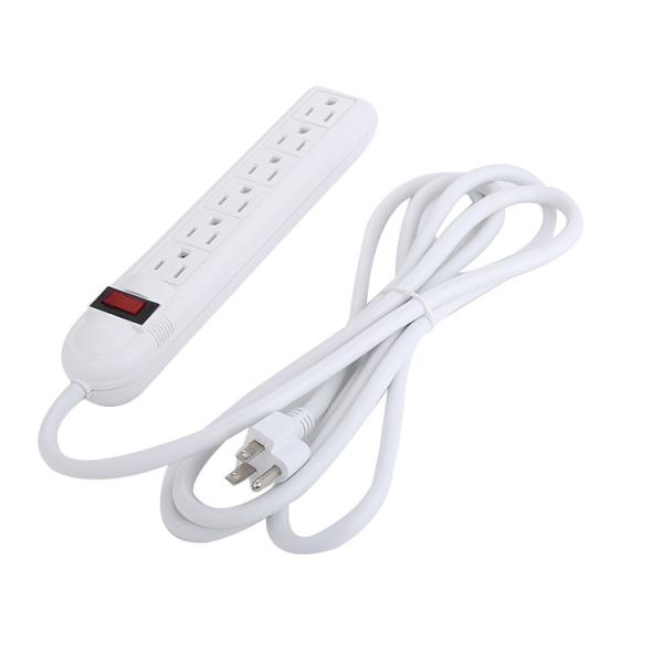 Quality Non Grounding Portable 6 Way Extension Cord Socket for sale