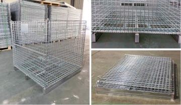 Galvanized Wire Container