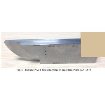 Quality Hard Ultrasonic Calibration Block IIW type 2 Calibration Block Ultrasonic Ndt for sale