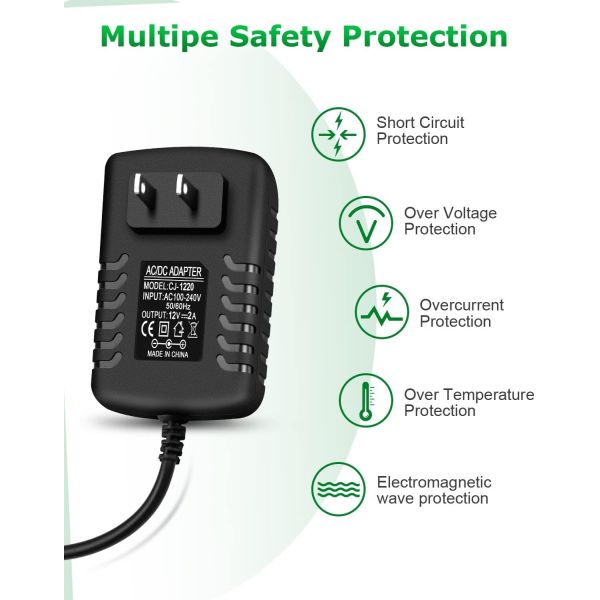 Quality DC 12V 2A Transformer Power Adapter 100-240V AC To DC 12V 2000mA 24W For LED for sale