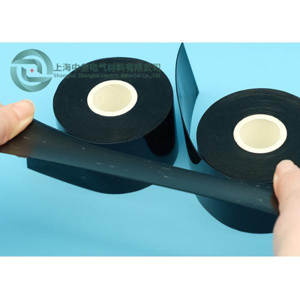 Quality Black Self Adhesive Silicone Tape Pipe Leak Repair UV Resistant With 450% Elongation for sale