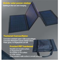 Quality 60W 80W 100W 120W Foldable Solar Powered Generator Portable 18v 24v for sale