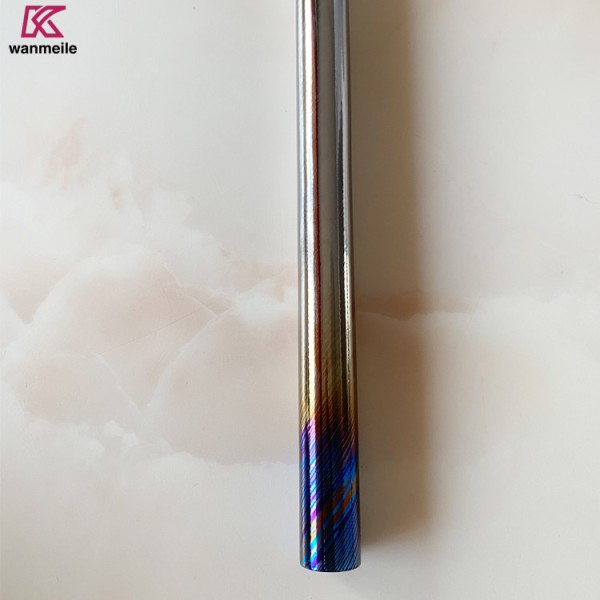 Quality Timascus Mokuti Titanium Damascus Rod Timascus Rod 30mm Diameter for sale