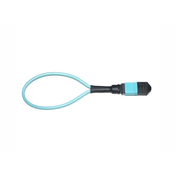 Quality Green MTP Connector 12 24 Cores OM4 MPO MTP Loopback With System Access for sale