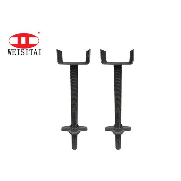 Quality Hollow Jack Base Galvanized Scaffolding U Head  Jack Base for sale