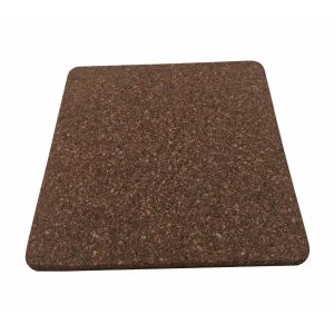 Quality Square Dark Cork Placemats 24x24cm Multiuse For Pottery Barn for sale