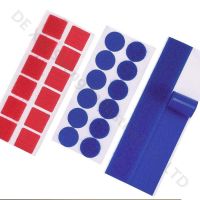 Quality Square Type Hook And Loop Fabric Sheets , Blue Sticky Pads A Garde for sale