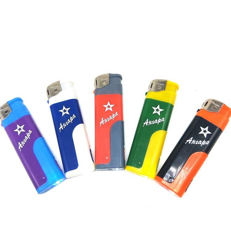 Dy-5820 Wholesale Unique Cigarette Electronic Gas Lighter with LED