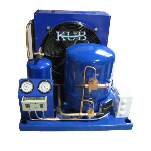 Quality MGM64 Water Cooled Refrigeration Condenser Open Chiller With Maneurop Hermetic for sale
