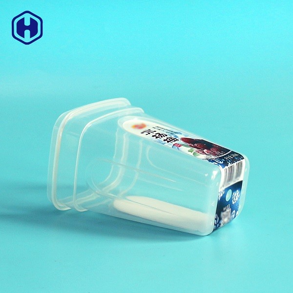 Quality Hot Filling Square Plastic Food Containers Leakage Proof Microwavable for sale