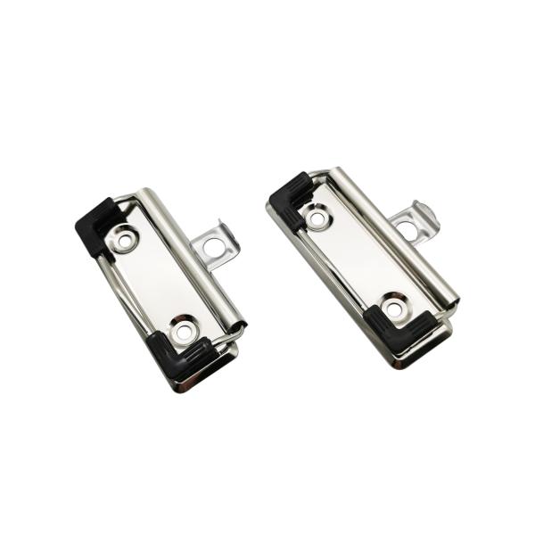 Quality Rectangular Clipboard Clips Metal Notepad Clips 70*30mm With Corner Guards And for sale