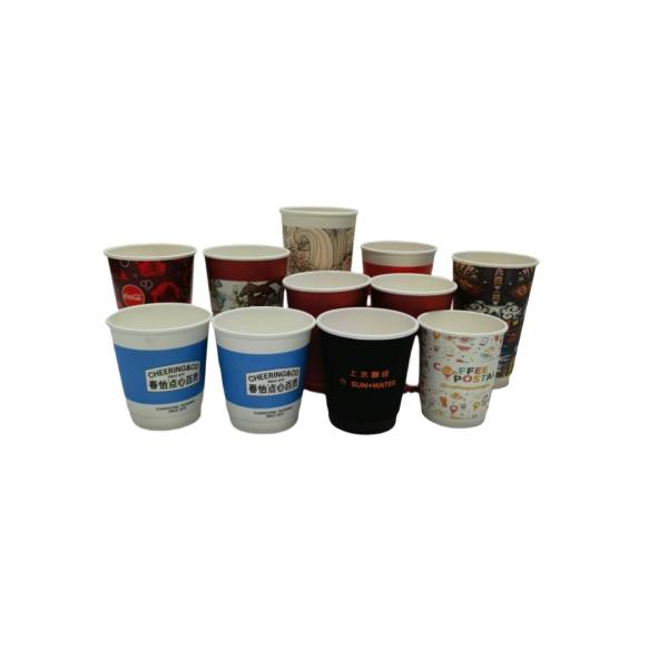 Quality Restaurant Embossing Disposable Paper Cup Bowl With Lids Custom for sale