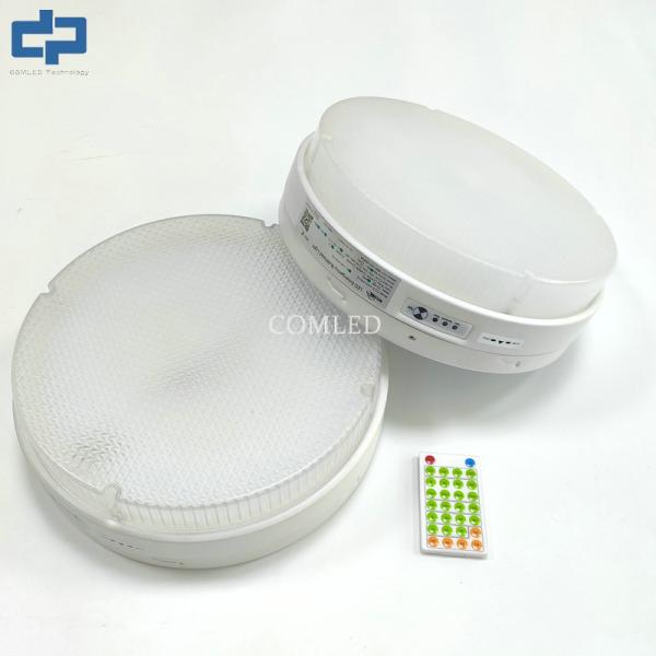 Quality Colour Dimmable Robust Round Ceiling Lights IP65 Industrial Oyster Fixtures for sale
