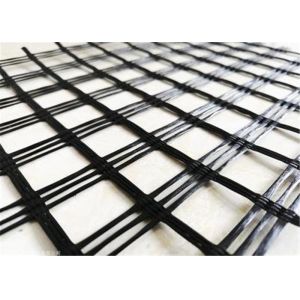 Quality Heat Resistence Width 1m 25KN Geogrid Fabric For Roads for sale