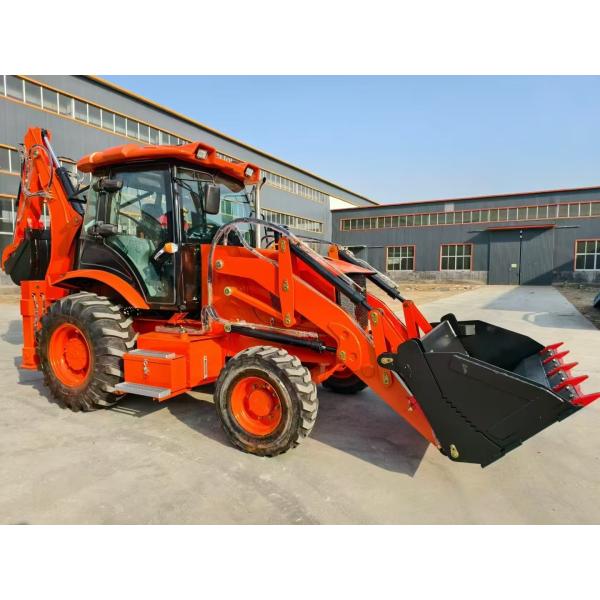 Quality Yuchai YC4A105Z-T20 Used Backhoe Loader 75KW 100HP Second Hand Backhoe Loader for sale
