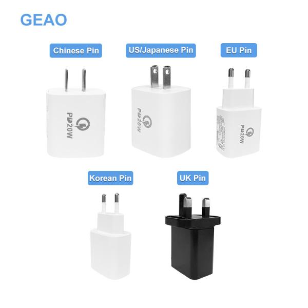 Quality 9V 2.22A GaN Quick Charger Output 20W Fast Charging Wall Charger for sale