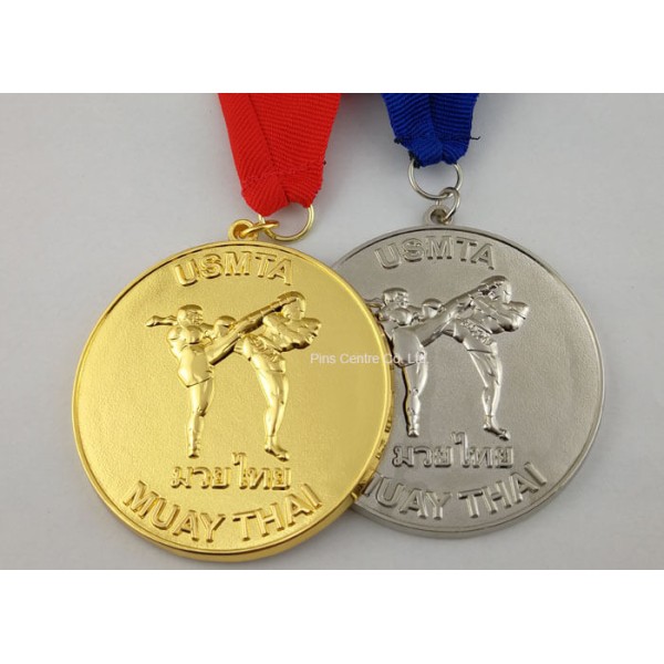 Quality Gymnastics Metal Die Cast Medals  ,  Zinc Alloy Custom Gold Medals for sale