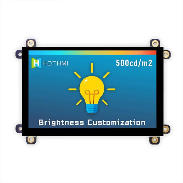 Quality 600cd/M2 VGA HI LCD Display 5.0 Inch 800x480 Multipurpose for sale