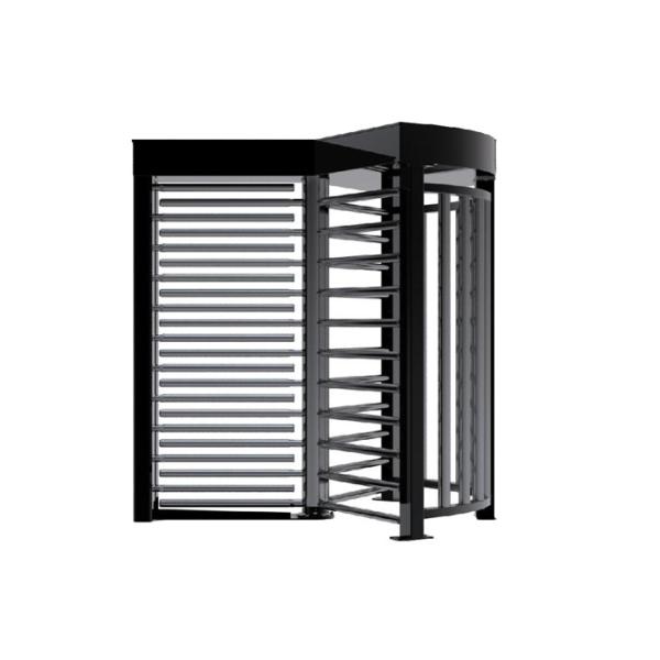 Quality Waterproof Full Height Turnstile Gate with Push Button Control and Baking Finish for sale