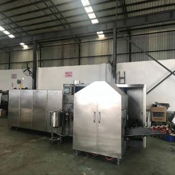 Quality Snack Food Factory Automatic Rolled Sugar Cone Making Machine for sale