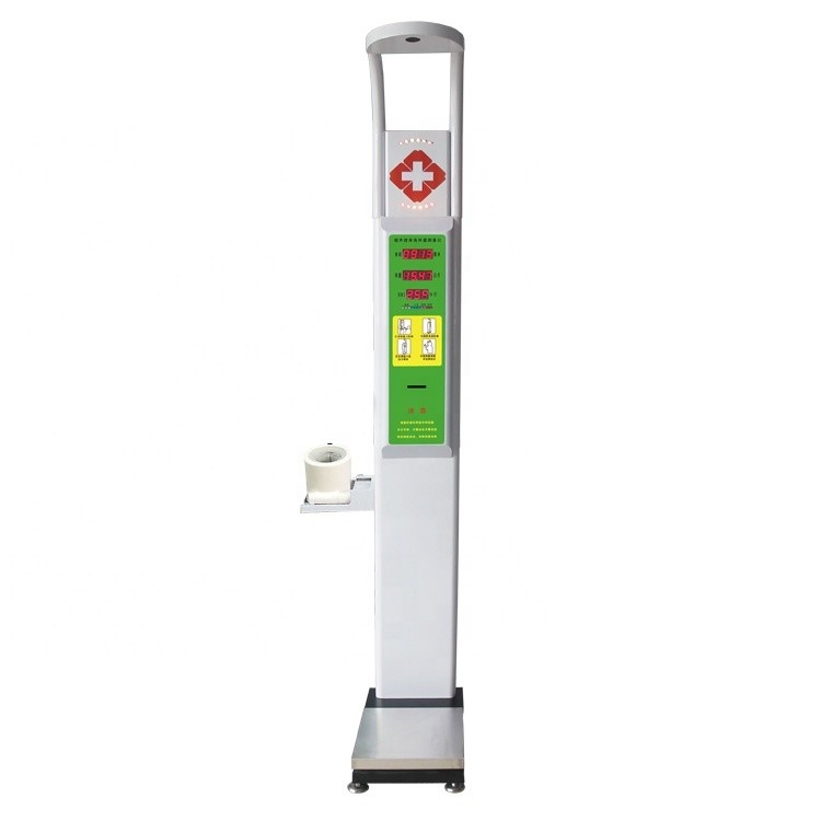 Quality Convenient and Accurate Coin-Operated Hospital Weighing Scale with Height for sale