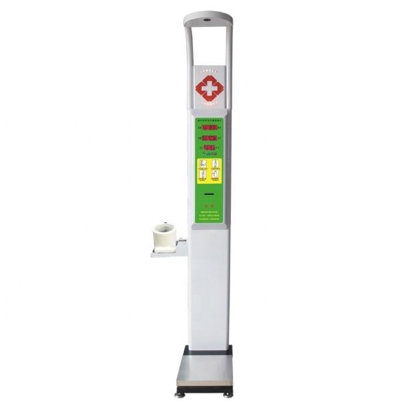 Quality Convenient and Accurate Coin-Operated Hospital Weighing Scale with Height Measurement for sale