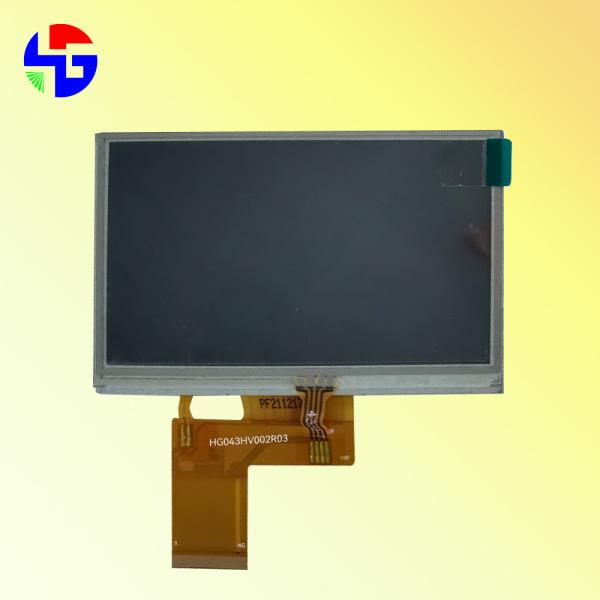 Quality 4.3 Inch TFT Resistive Touch Screen 480x272 RGB 40 PIN Interface for sale