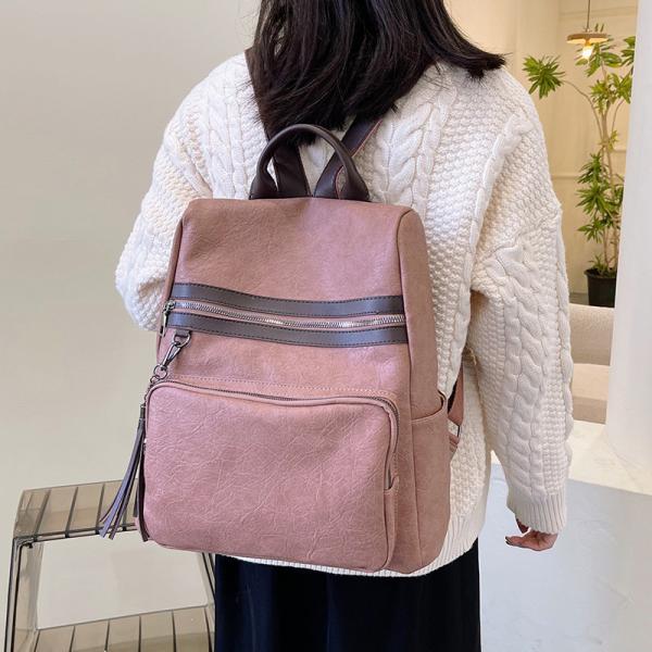 Quality 26*33*13cm Multi-functional and Stylish PU Leather Travel Backpack for Ladies for sale