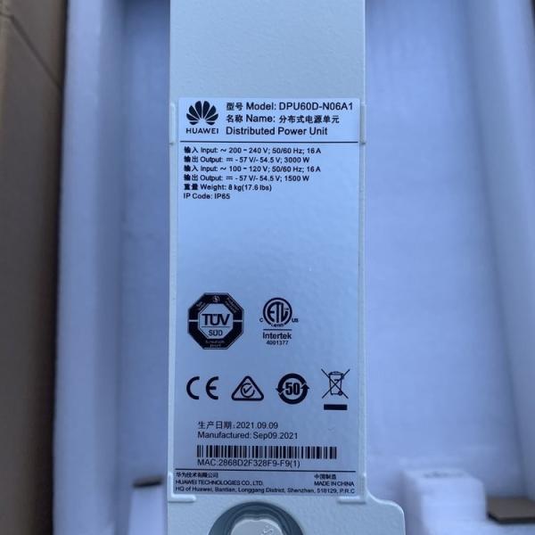 Quality Huawei DPU60D-N06A1 Distributed Power Unit AC To DC 48V 1500W 3000W for sale